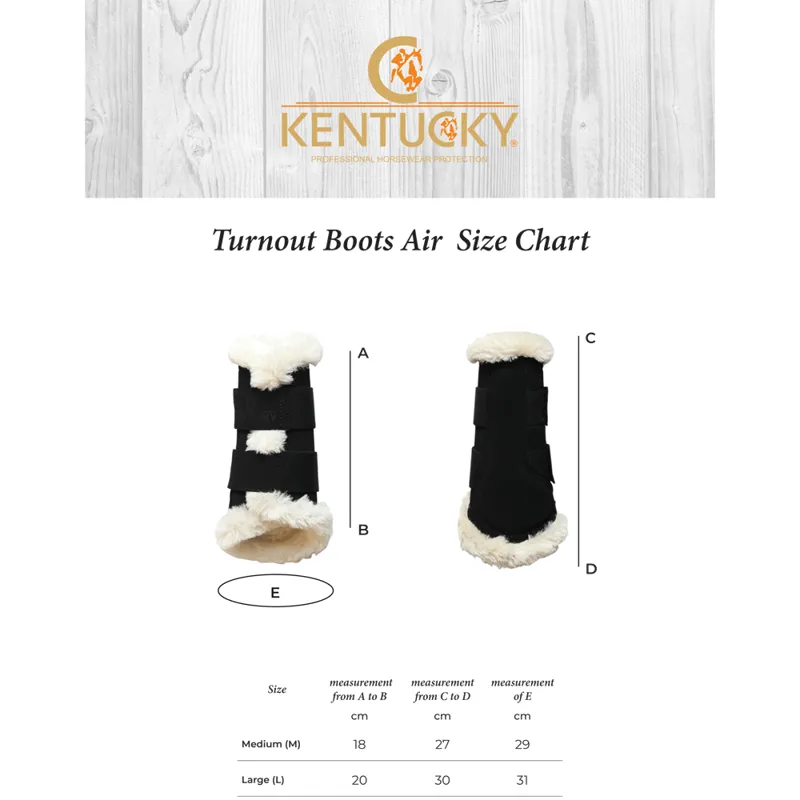 Fair Price Equestrian Kentucky Turnout Boots Velvet Contrast-R/Pr