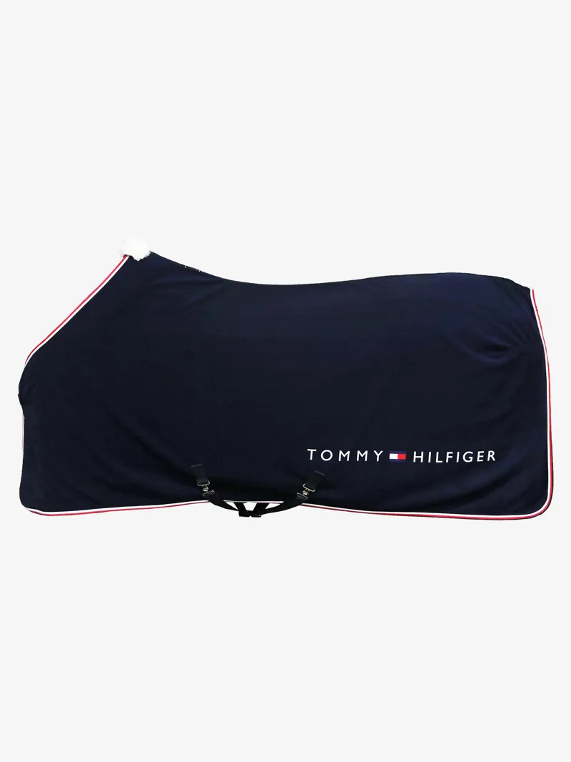 Fair Price Equestrian Tommy Hilfiger Genesis Fleece Rug-Des/Sky